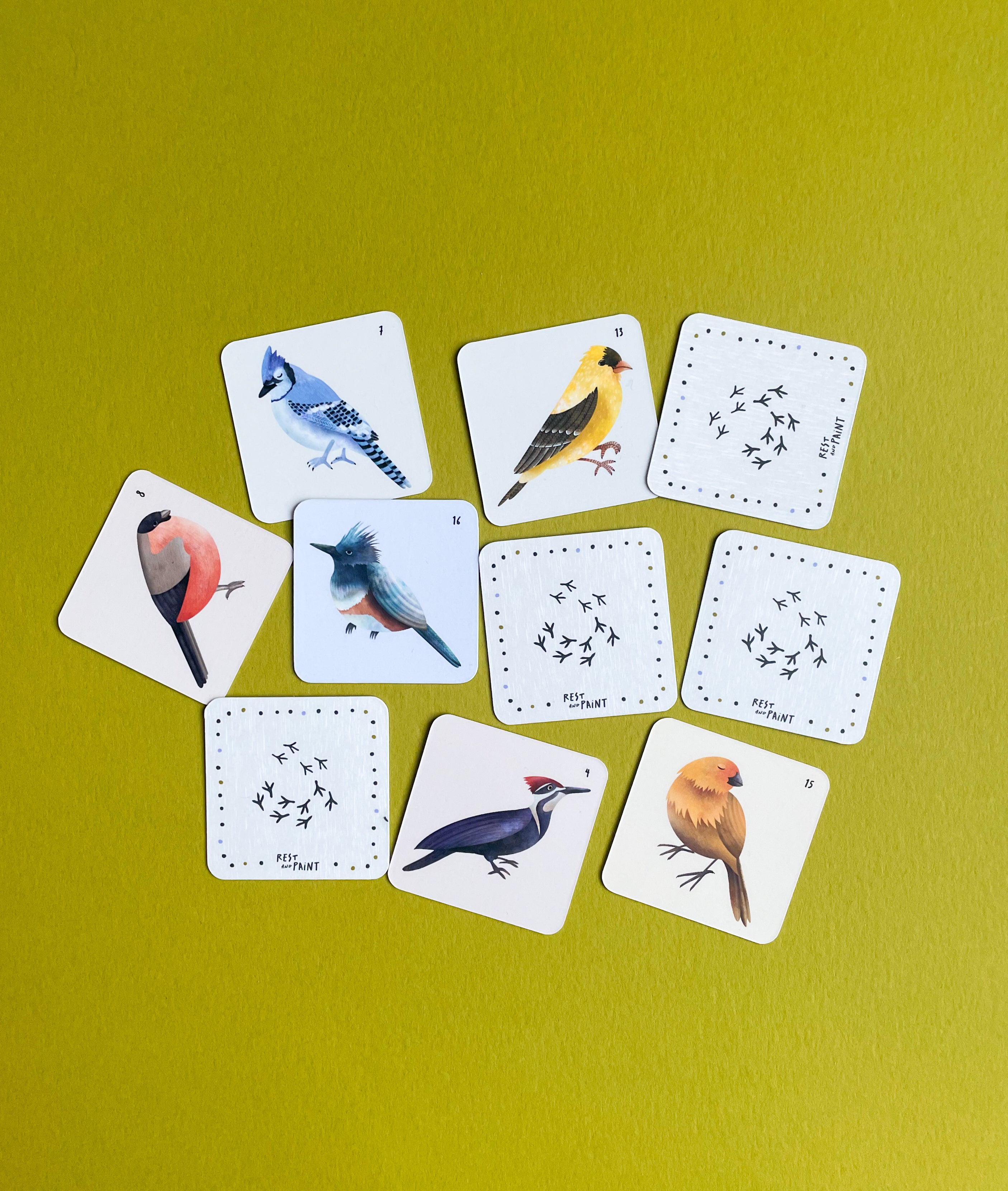 Memory Game - Birds – Rest and Paint